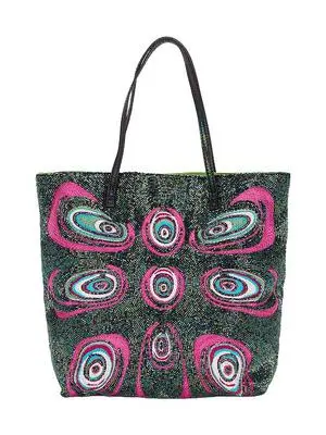 Undefined Fendi Beaded Vintage Tote Bag - Multi