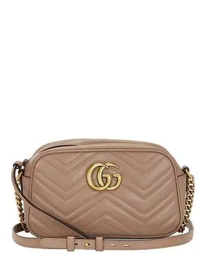 Undefined Gucci Mini Gg Marmont Shoulder Bag - Dusty Pink