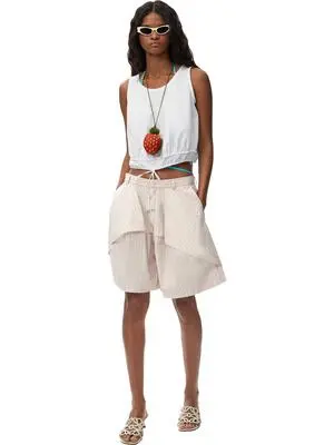 Loewe Cotton Poplin Top - White