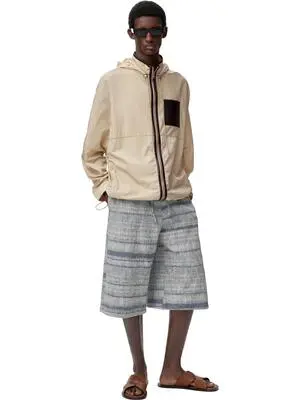 Loewe Drawstring Denim Shorts - Blue