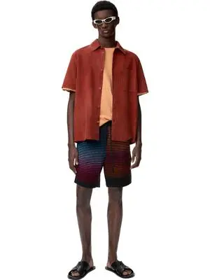 Loewe Cotton-blend Shorts - Multicolor/black