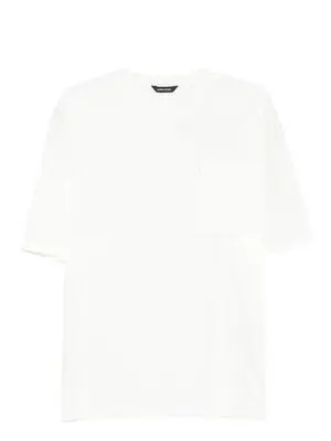 HIKING PATROL Zip-pocket T-shirt - White