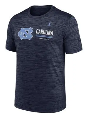 JORDAN North Carolina Sideline Velocity Brand Dri-fit College T-shirt - Blue
