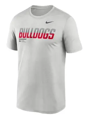 Nike Georgia Sideline Legend Dri-fit College T-shirt - Grey