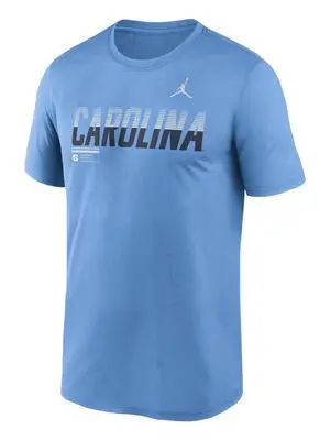 JORDAN North Carolina Sideline Legend Brand Dri-fit College T-shirt - Blue