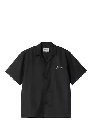 Carhartt Work In Progress Graphic-print Short-sleeve Shirt - Black