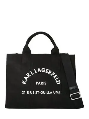 Karl Lagerfeld Rue St-guillaume Medium Tote Bag - Black