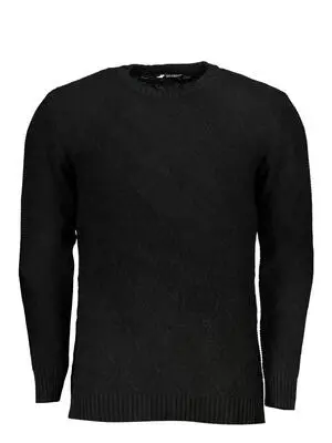 U.S. Grand Crew Neck Knitted Sweater - Black