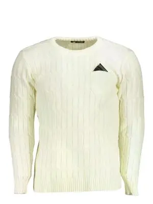 U.S. Grand Cable-knit Chest-pocket Sweater - Neutrals