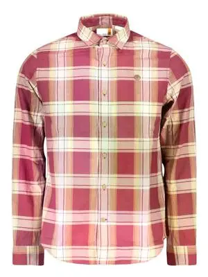 Timberland Plaid-pattern Button-down Shirt - Red