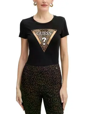 Guess Logo-print T-shirt - Black