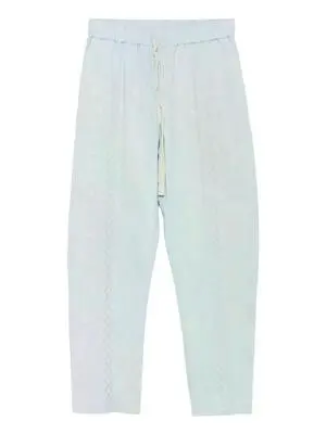 SEMICOUTURE Embroidered Trousers - Blue