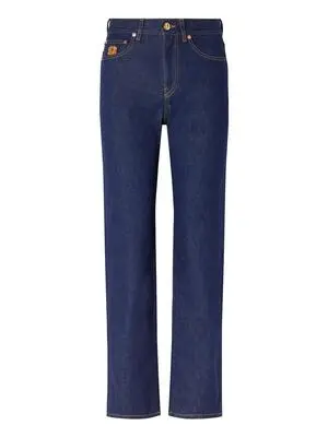 BLAZÉ MILANO Mid-rise Straight-leg Jeans - Blue