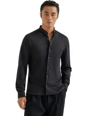 Brunello Cucinelli Jersey Shirt - Anthracite