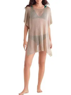 MIMI FLAMINGO Mimi Flamingo Lagoon Open Stitch Tunic Cover-Up