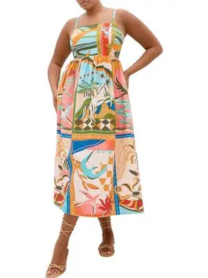 CITY CHIC Cotton Maxi Sundress