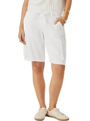 Splendid Denim Cargo Shorts - White