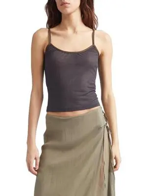 Paloma Wool Nasem Cotton Blend Jersey Camisole - Grey