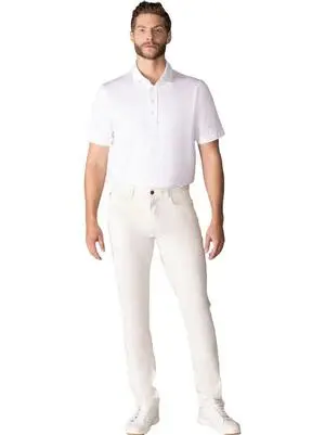 ASHWORTH GOLF 5 Pocket Stretch Warp Pant - Bone