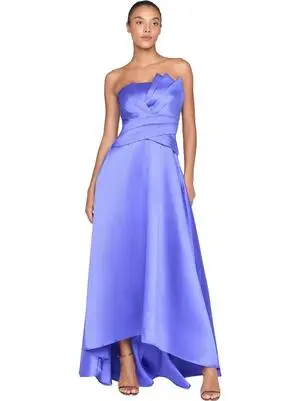 THEIA Coco High-Low Mikado Gown