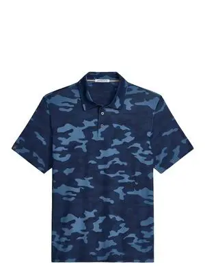 ASHWORTH GOLF Camo Polo - Midnight