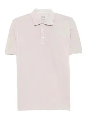 Fedeli Short-sleeve Polo Shirt - Neutrals