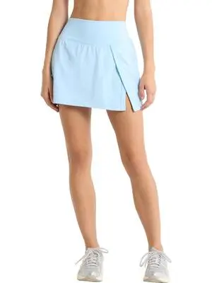 Year Of Ours Coco Side Slit Skort - Sky