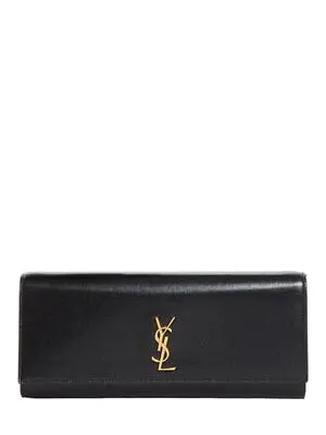 SAINT LAURENT Kate Leather Clutch On A Chain