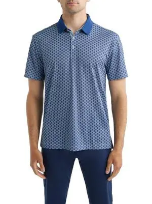 SWANNIES Cadence Performance Golf Polo - Navy