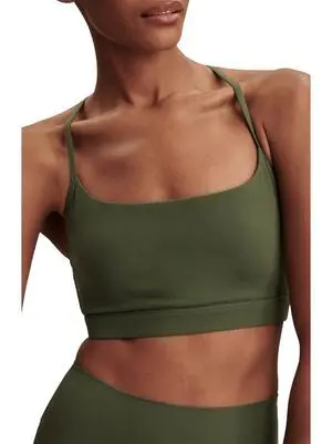 Varley Always Cerys Racerback Sports Bra - Thyme