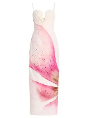 Significant Other Quentin Floral Cotton Maxi Dress - Pink