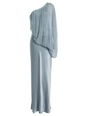 THIRD FORM Exclusive Solstice One-shoulder Chiffon Maxi Dress - Blue