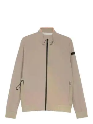 RRD Ribbed-panel Zip-up Jacket - Neutrals