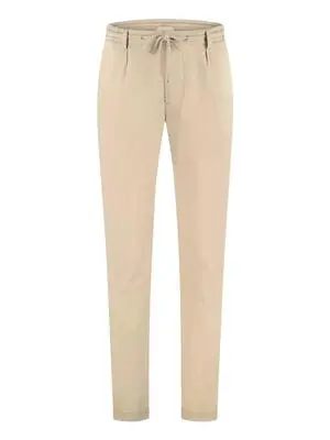 AURELIEN Drawstring Slim-fit Trousers - Neutrals