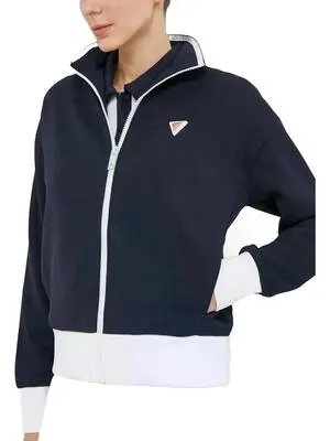 Guess Mylah Zip-up Sweatshirt - Blue