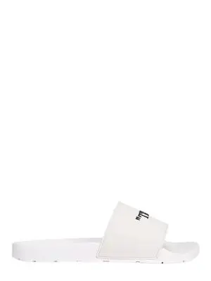 Off-White Logo Slides - White
