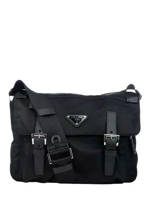 Prada Re-nylon Shoulder Bag - Black