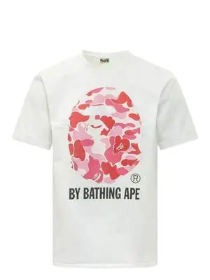 A BATHING APE Abc Camo T-shirt - White