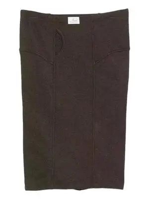 MAGLIANO Nudo Mutanda Mini Skirt - Brown