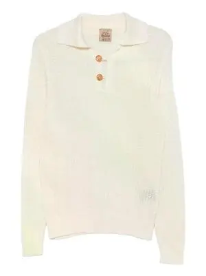 RAKKI Shelby Button-placket Polo Shirt - Neutrals