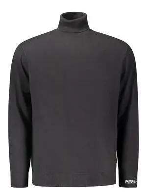 Pepe Jeans Ribbed-knit Turtleneck Cotton Sweater - Grey