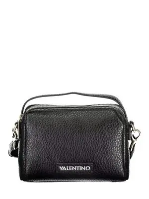 MARIO VALENTINO Pebbled-Texture Bag With Logo Patch