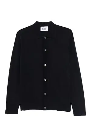 Alpha Studio Buttoned Knitwear - Blue