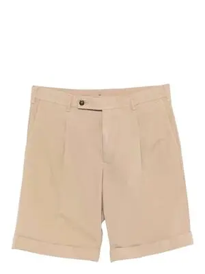 BERWICH Tailored Pleated Shorts - Neutrals