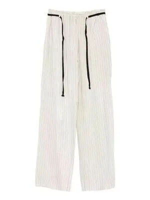 Barena Venezia Striped Drawstring Trousers - Neutrals