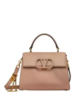 Valentino Garavani Vsling Small Handbag Neutrals