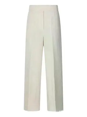 Antonelli Firenze Franged Concealed-fastening Trousers - Neutrals