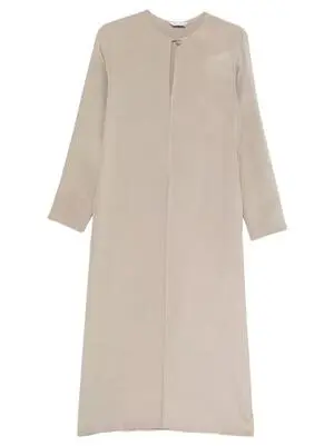 Max Mara Keyhole-detail Midi Dress - Neutrals