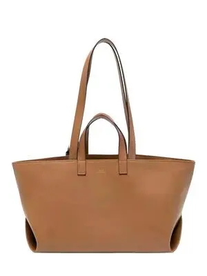 A.p.c. Le Drummer Leather Tote Bag - Neutrals