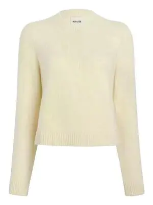 Khaite Leta Cashmere Sweater Yellow